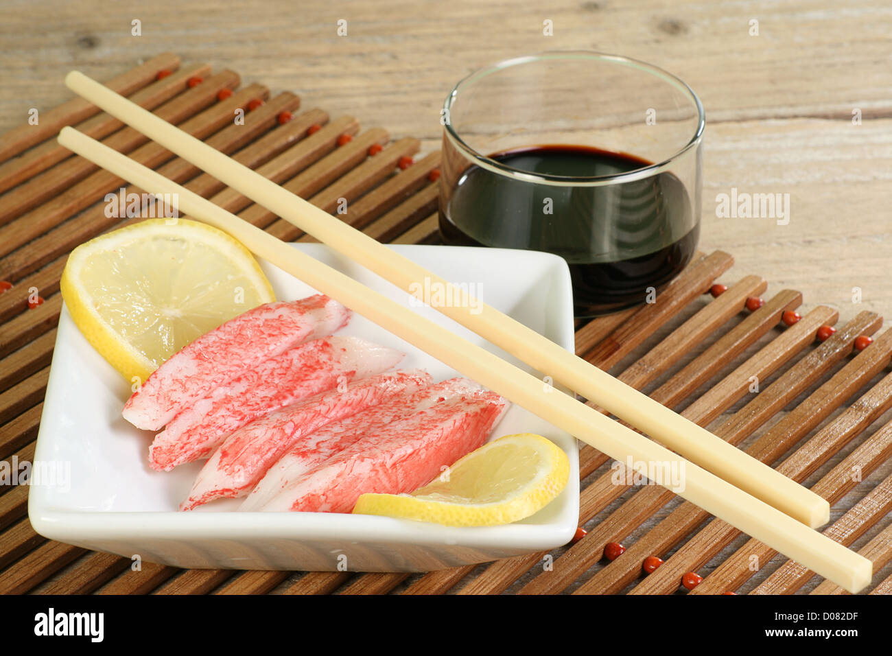 surimi fish sticks with chopsticks Stock Photo - Alamy