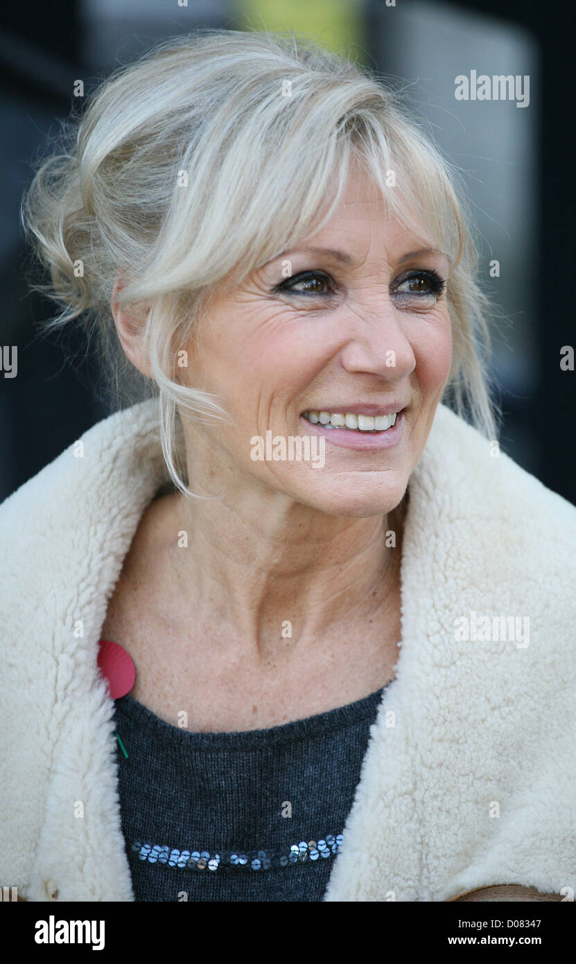 Ingrid Tarrant Celebrities outside the ITV television studios. London ...