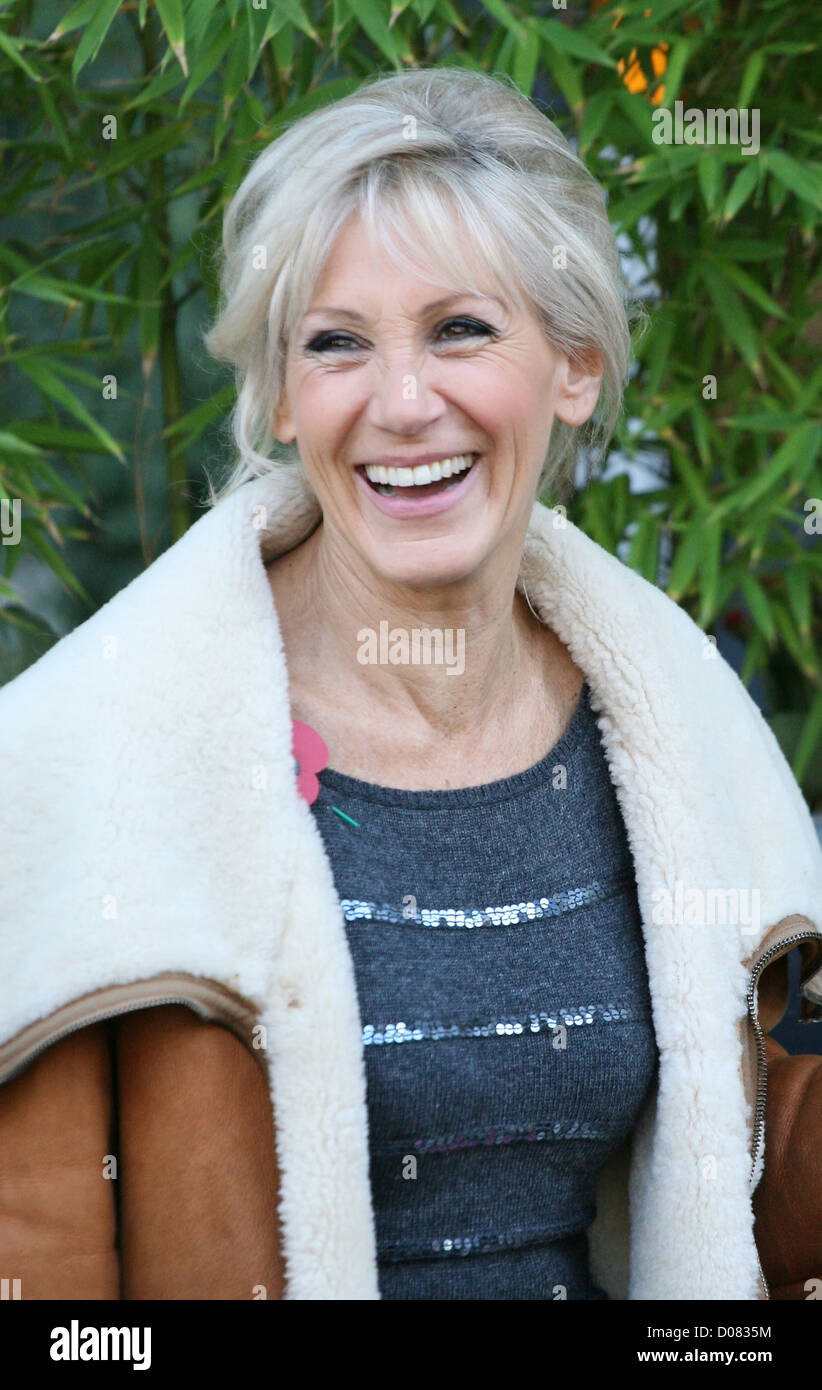 Ingrid Tarrant Celebrities outside the ITV television studios. London ...