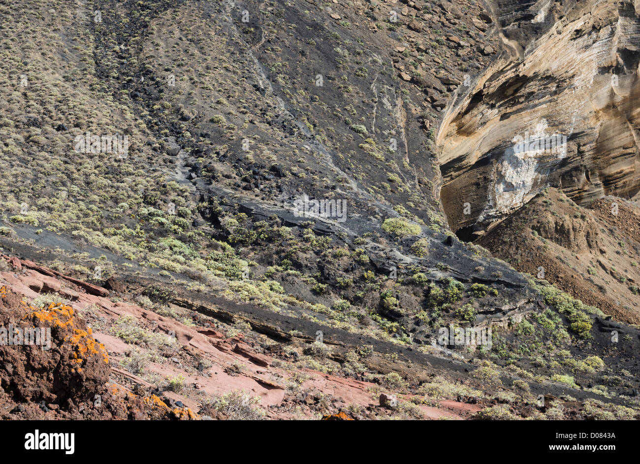 Goteras Volcano, La Palma, Canary Islands, is a hydrovolcanic cone ...