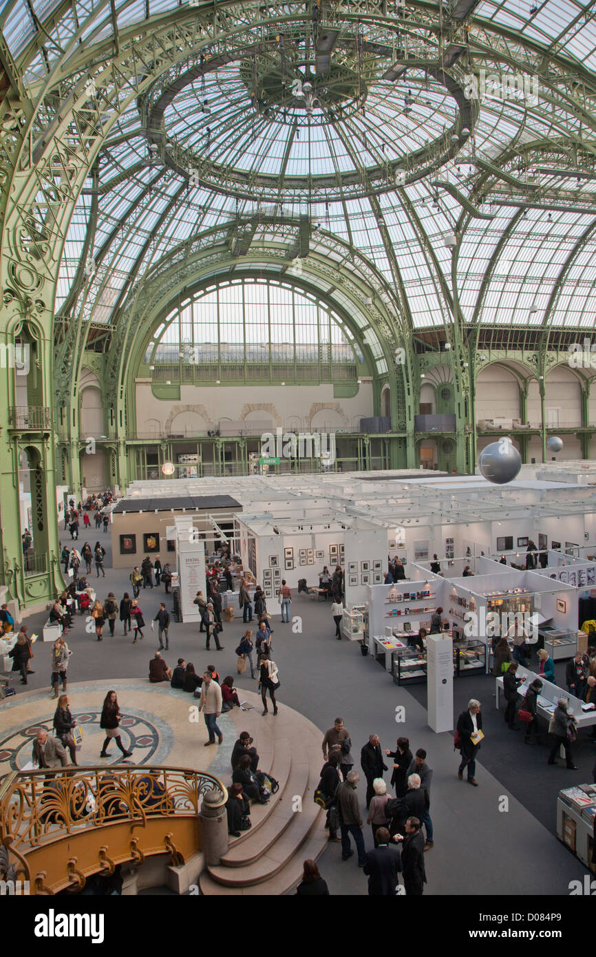Exhibition during Paris Photo at the Grand Palais in Paris, France ...