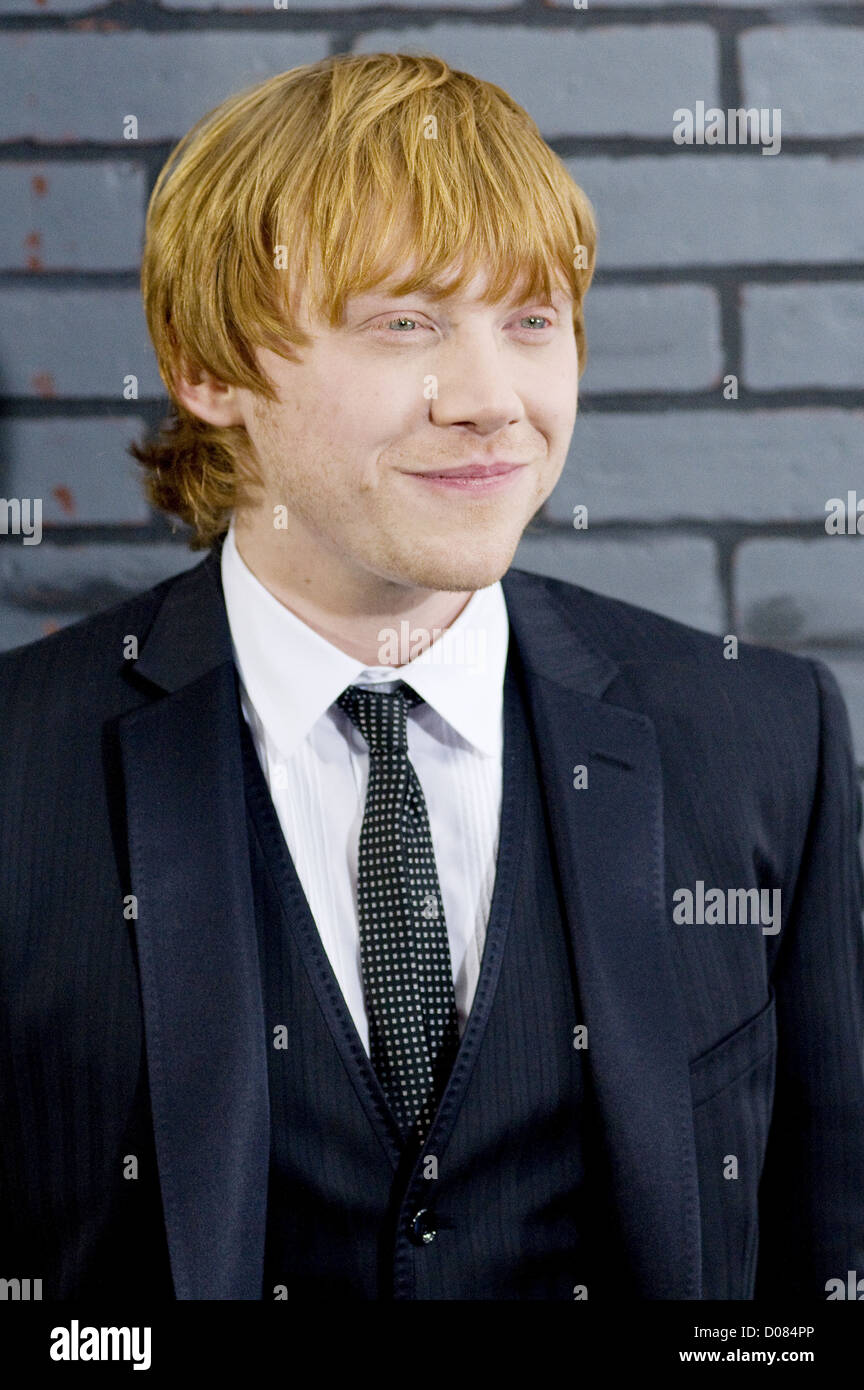 Rupert Grint at the premiere of 'Harry Potter and the Deathly ...
