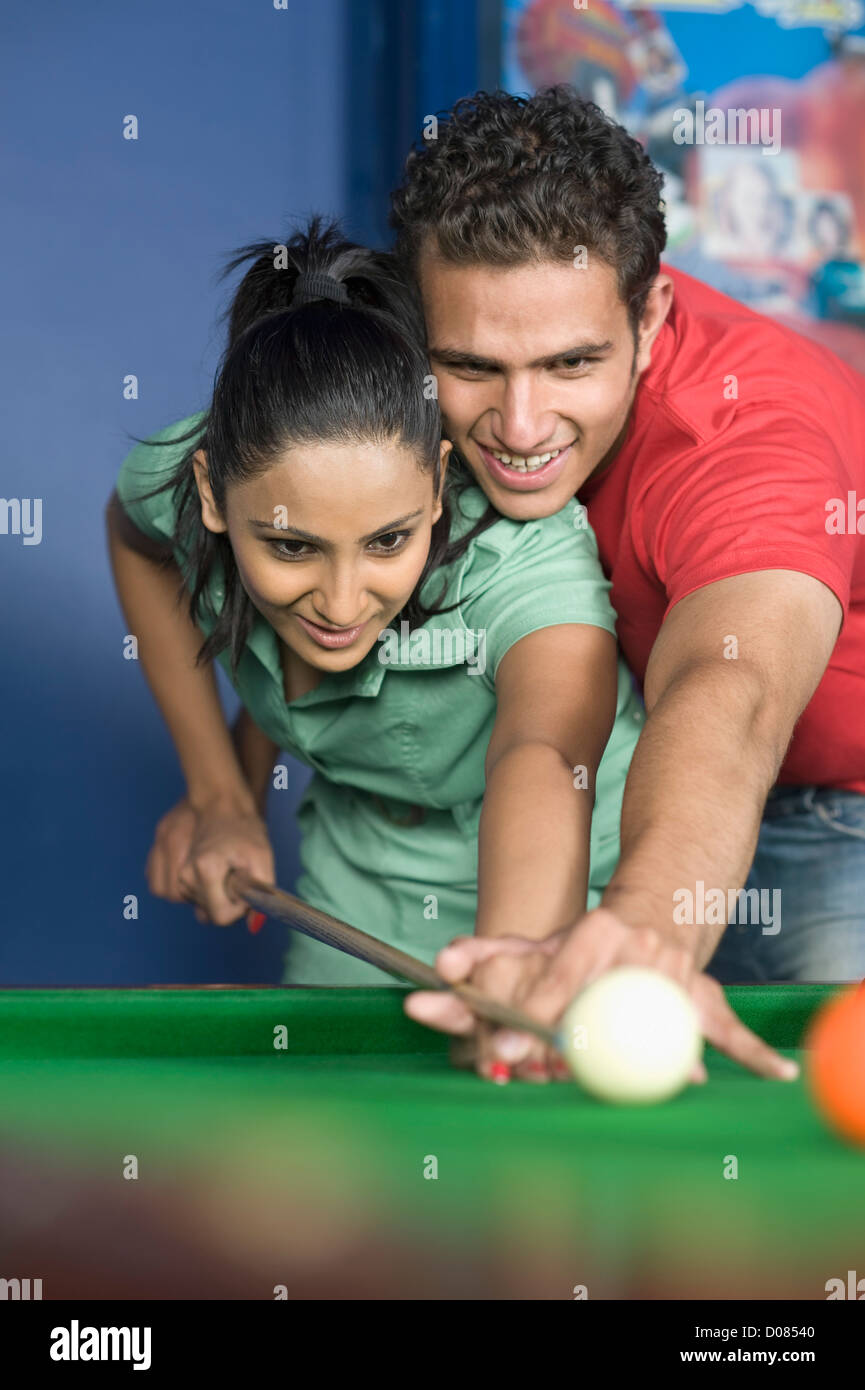 Teaching To Play Pool