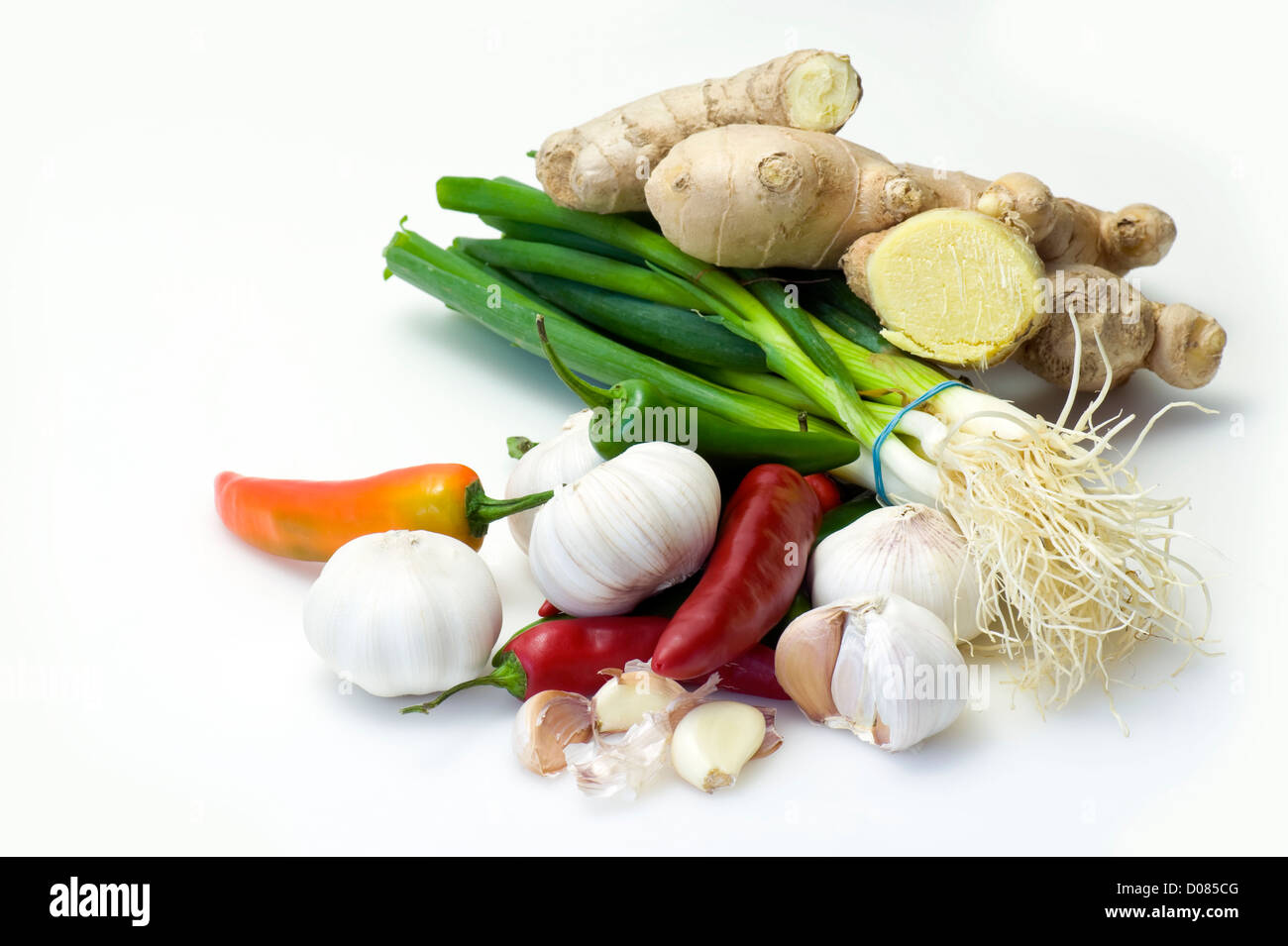 Selection of fresh ingredients Stock Photo - Alamy