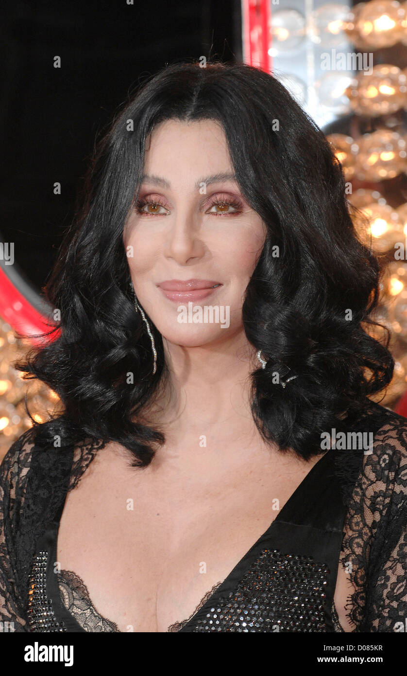 Singer Cher Los Angeles Premiere of "Burlesque" held at the Grauman's ...