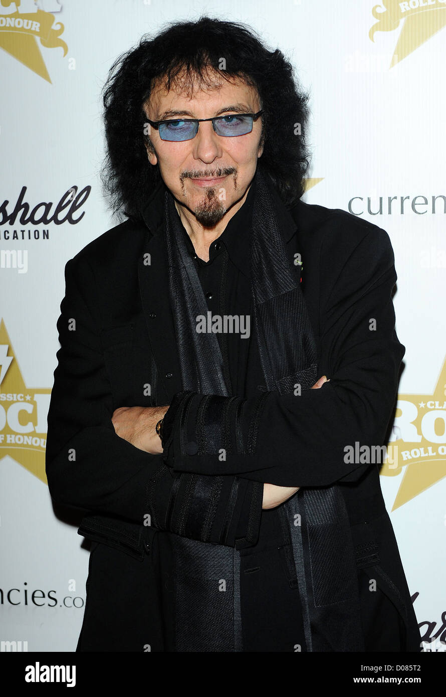 Tony Lommi at the Classic Rock Roll Of Honour 2010 at the Roundhouse ...