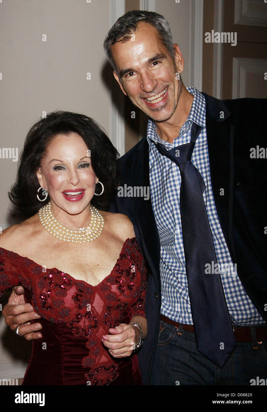 Nikki Haskell and Jerry Mitchell attending the reception celebrating ...