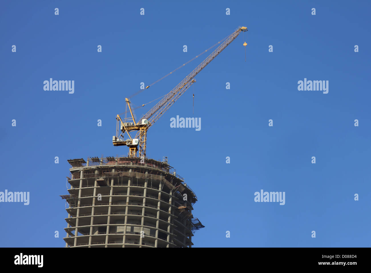construction of skyscraper building Stock Photo - Alamy