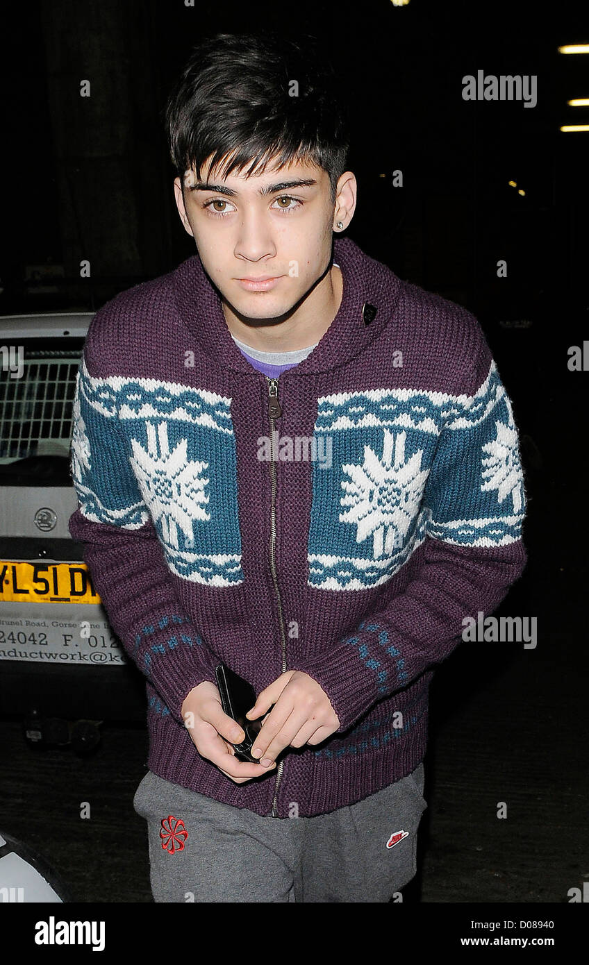 X Factor finalist Zain Malik from boy band One Direction arriving at ...