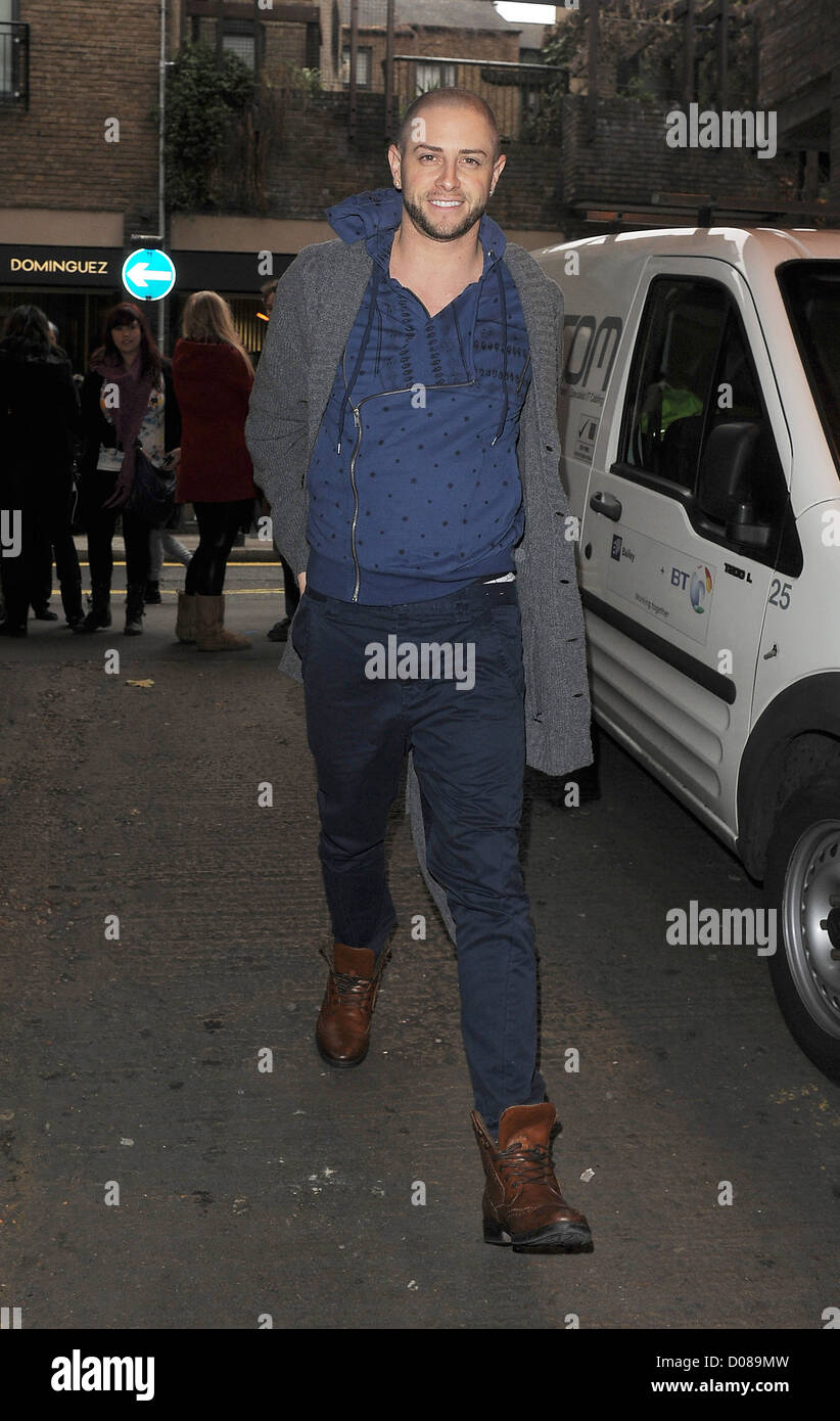 X Factor coach Brian Friedman arriving at the gym. London, England - 17 ...