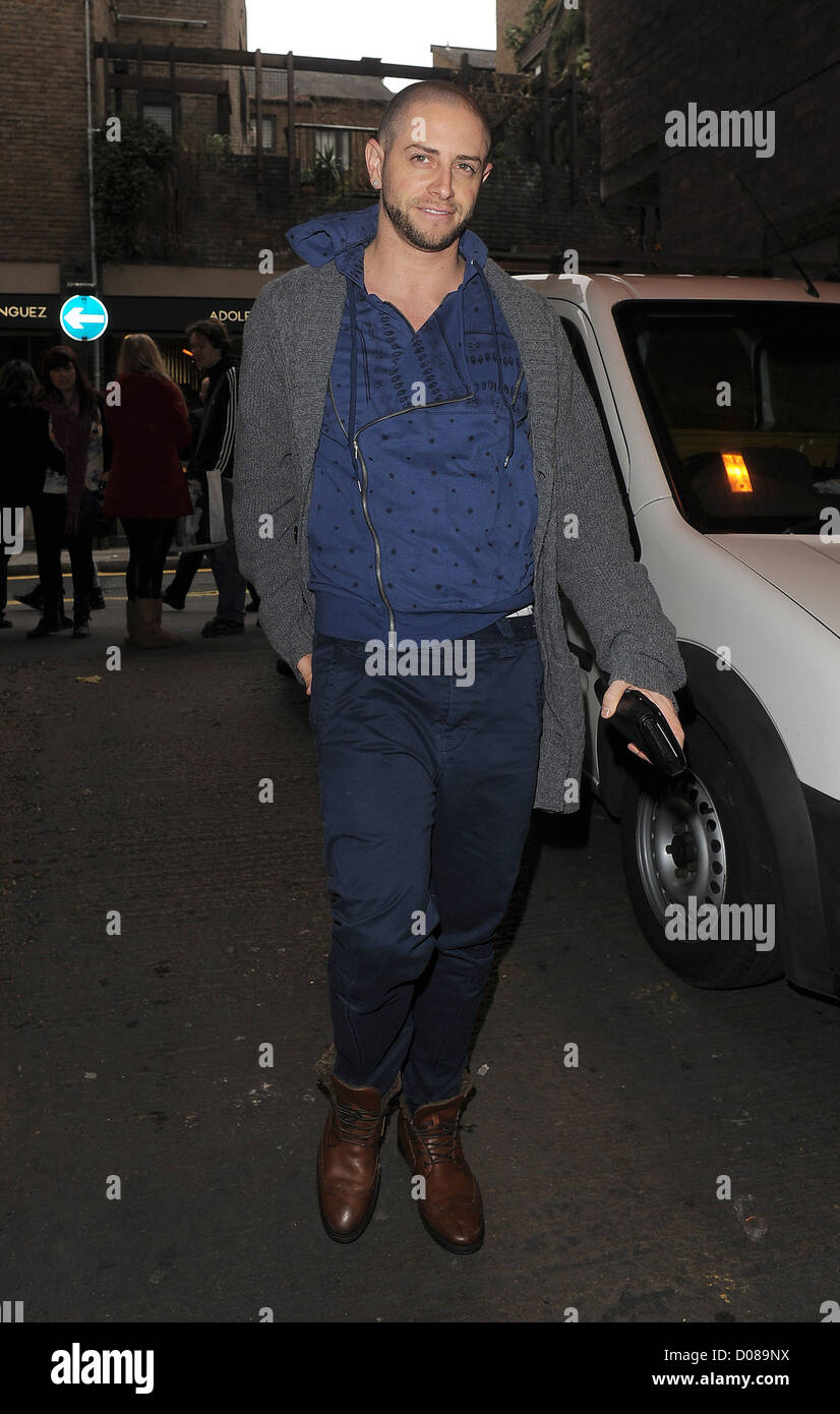 X Factor coach Brian Friedman arriving at the gym. London, England7.11. ...