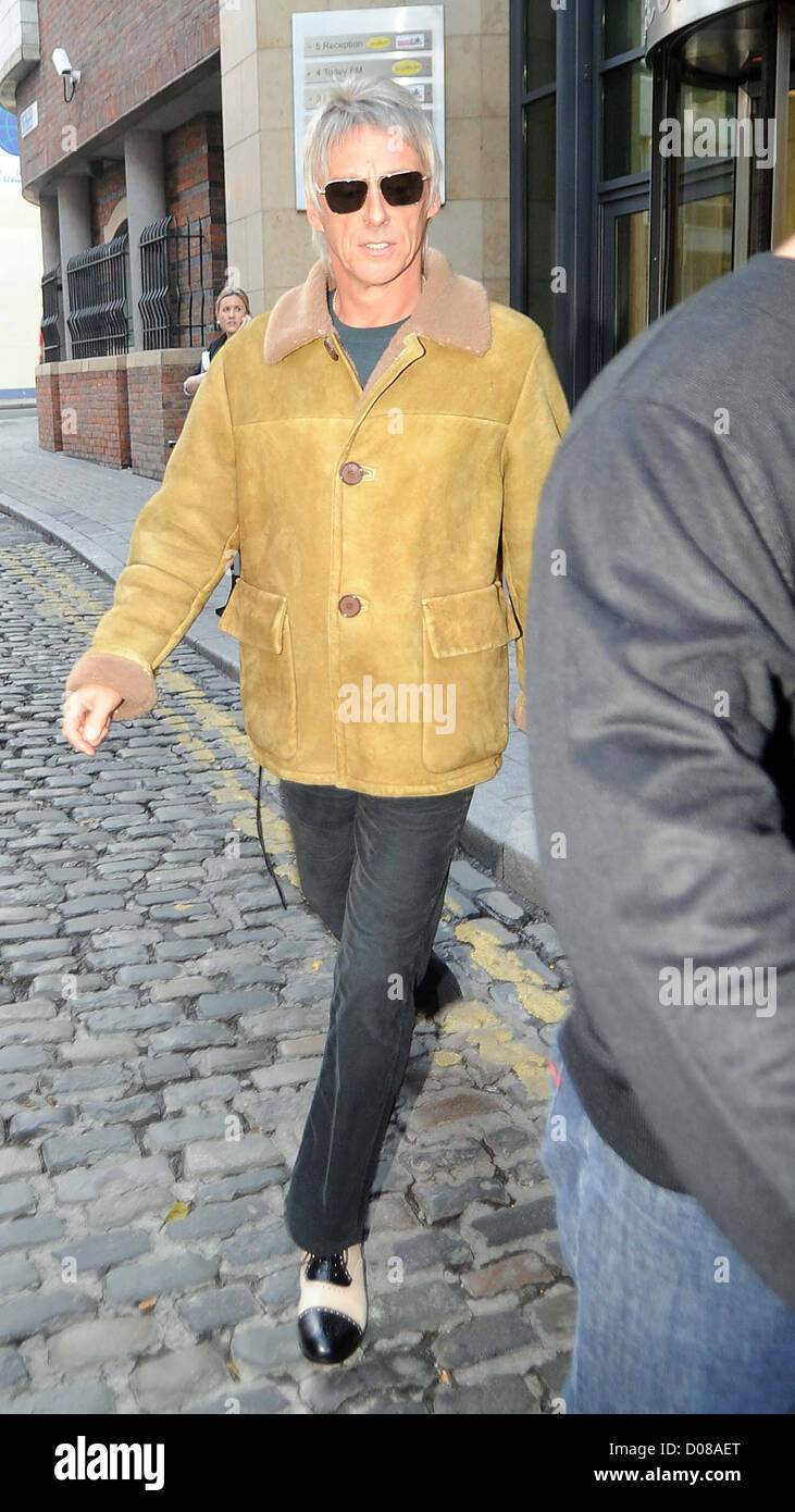 Paul Weller leaving Marconi House, where he was a guest on the Paul ...
