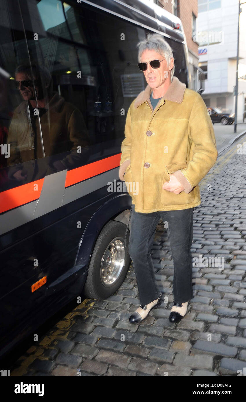 Paul Weller leaving Marconi House, where he was a guest on the Paul ...