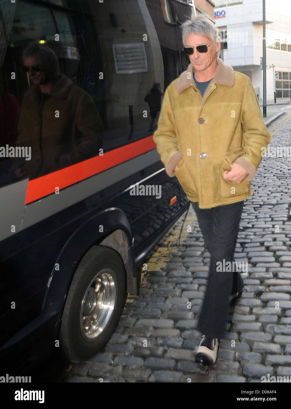 Paul Weller leaving Marconi House, where he was a guest on the Paul ...