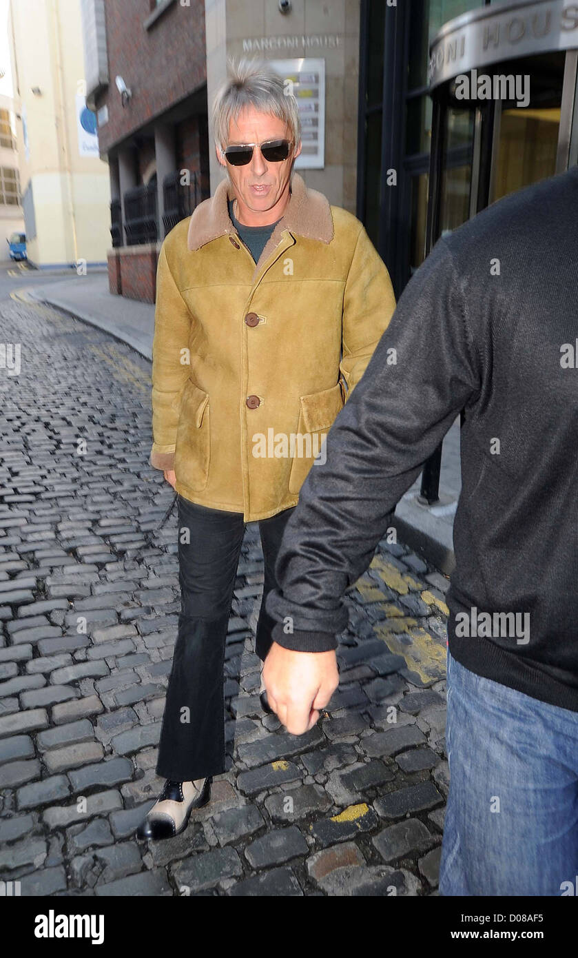 Paul Weller leaving Marconi House, where he was a guest on the Paul ...