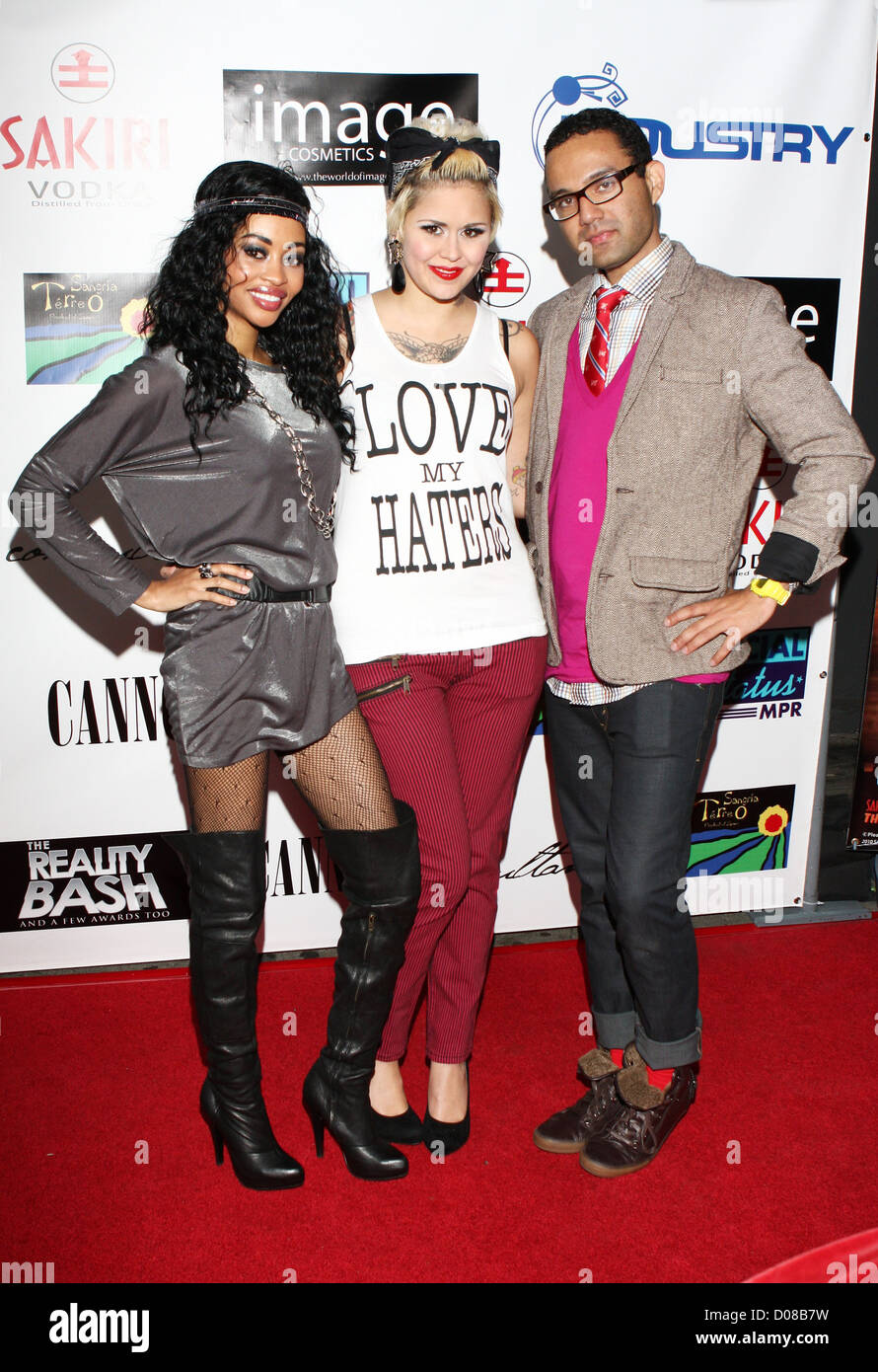 Chima Simone, Lydia Tavera and Kevin Campbell The Reality Bash ...