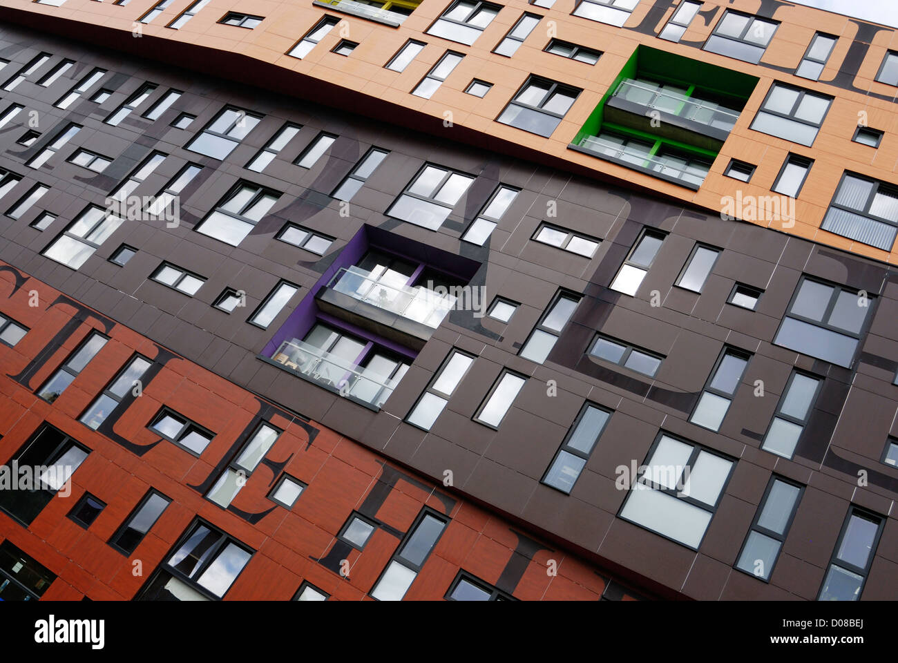 Chips building, modern architecture in the Islington area of Manchester ...