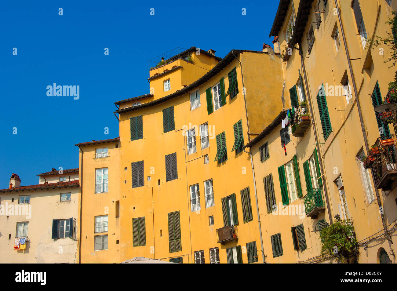 Lucca, Anfiteatro square, Piazza Anfiteatro, Tuscany, Italy, Europe ...