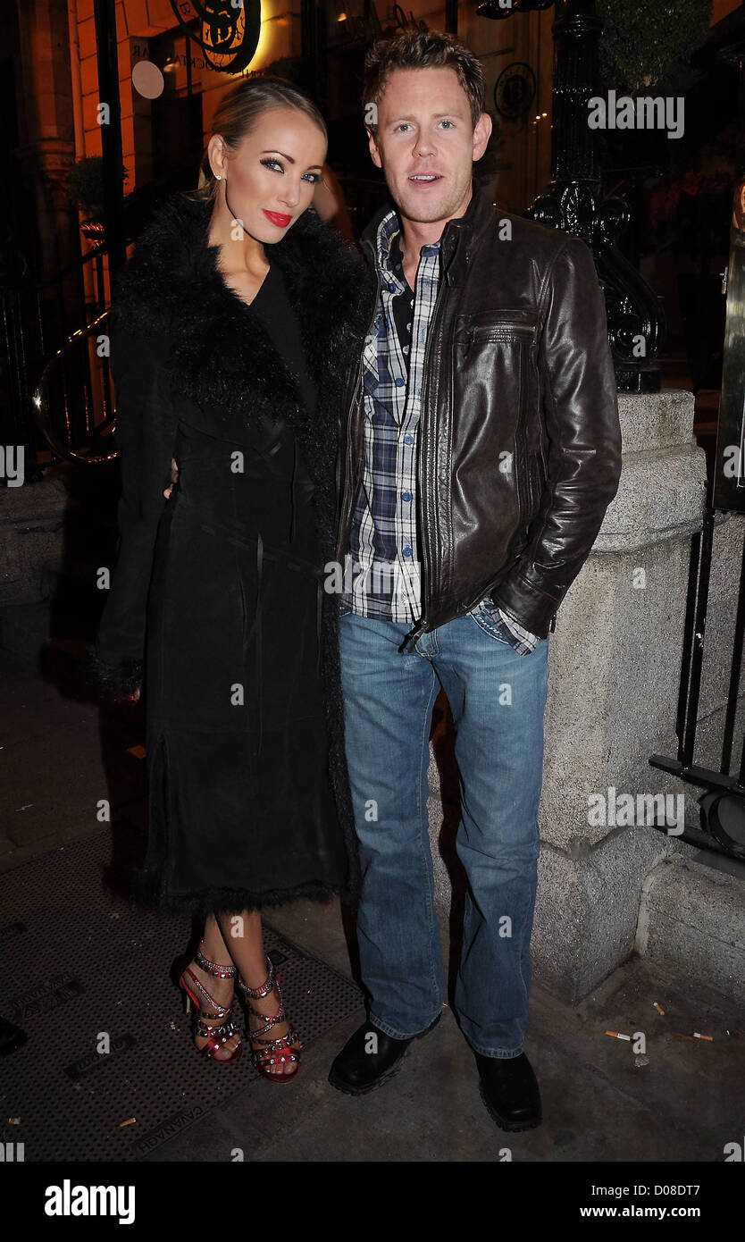 Suzanne McCabe, Rob Buckley, arrive at the launch of Robbie Fox's new ...