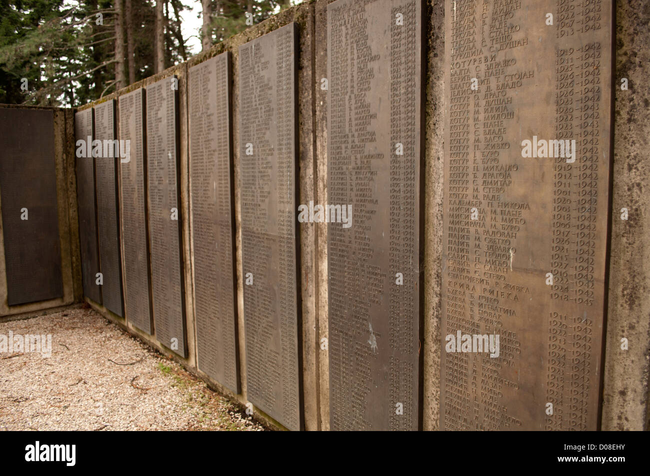 War memorial list of names hi-res stock photography and images - Alamy