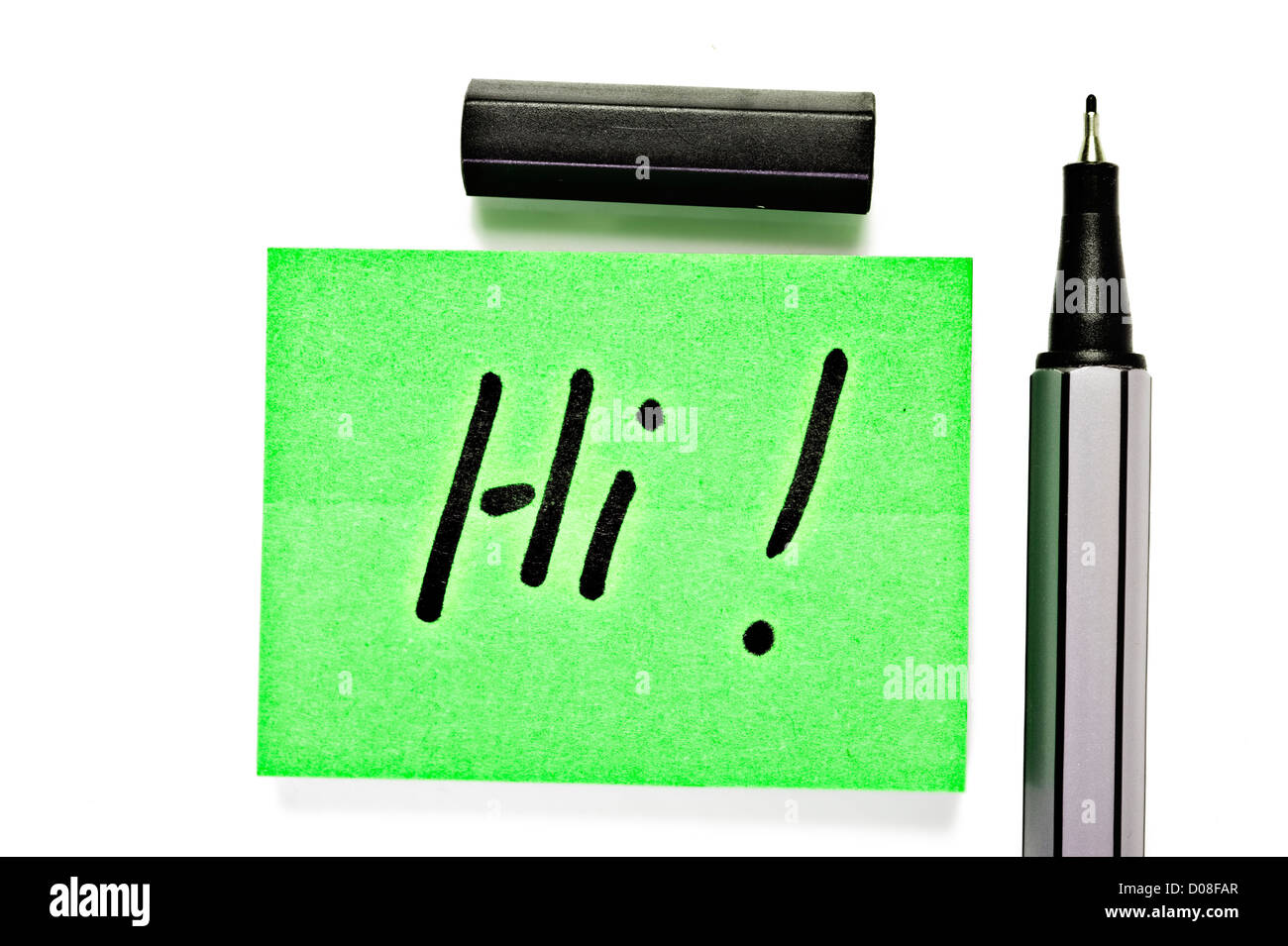 Note memo letter Cut Out Stock Images & Pictures - Alamy