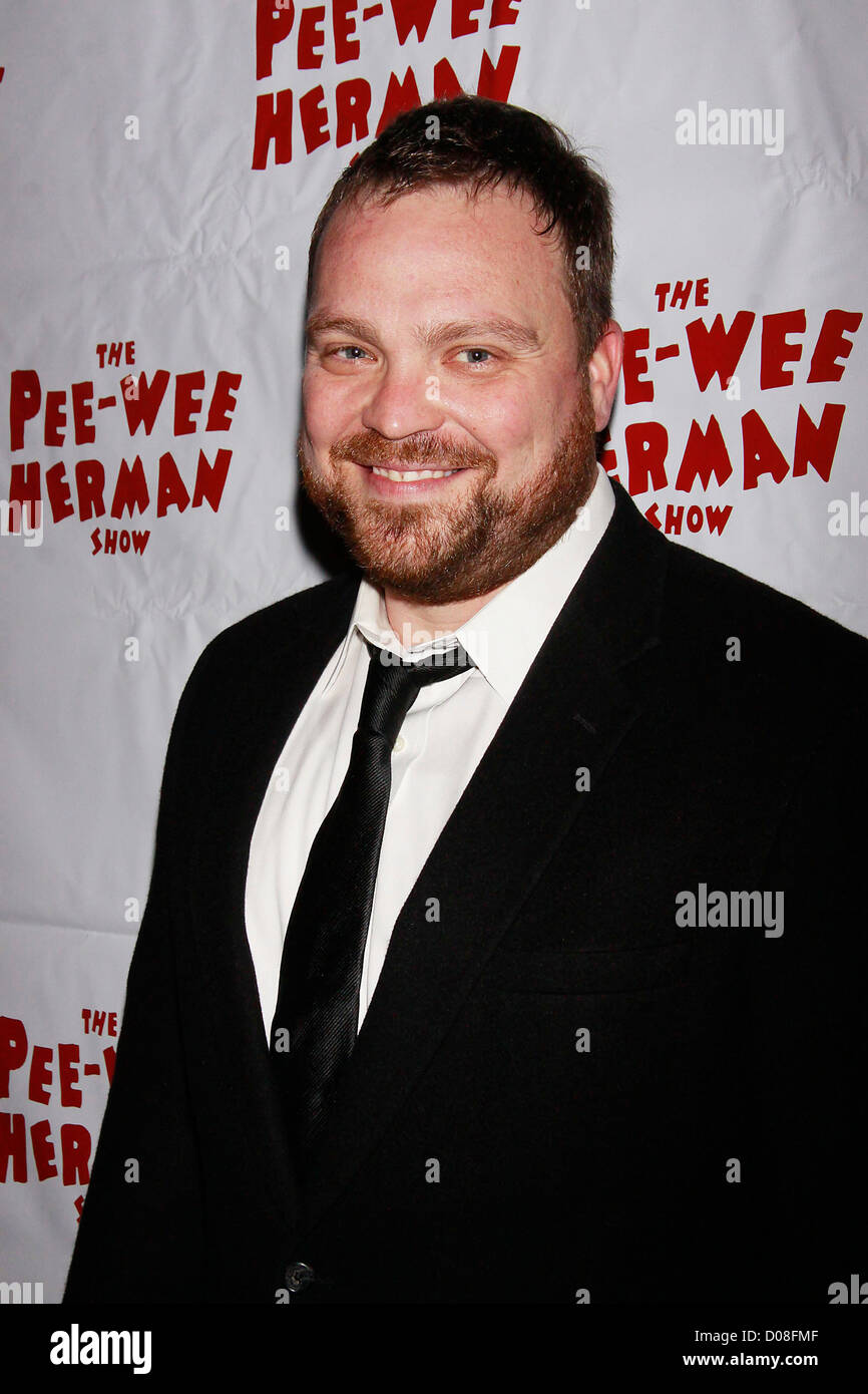 Drew Powell Opening night of the Broadway production of 'The Pee-Wee ...