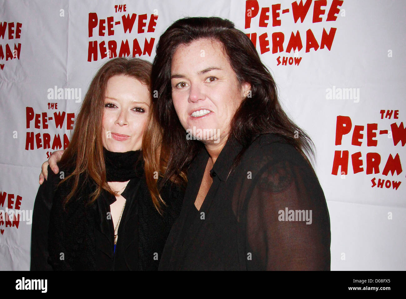 Natasha Lyonne And Rosie Odonnell Opening Night Of The Broadway Production Of The Pee Wee