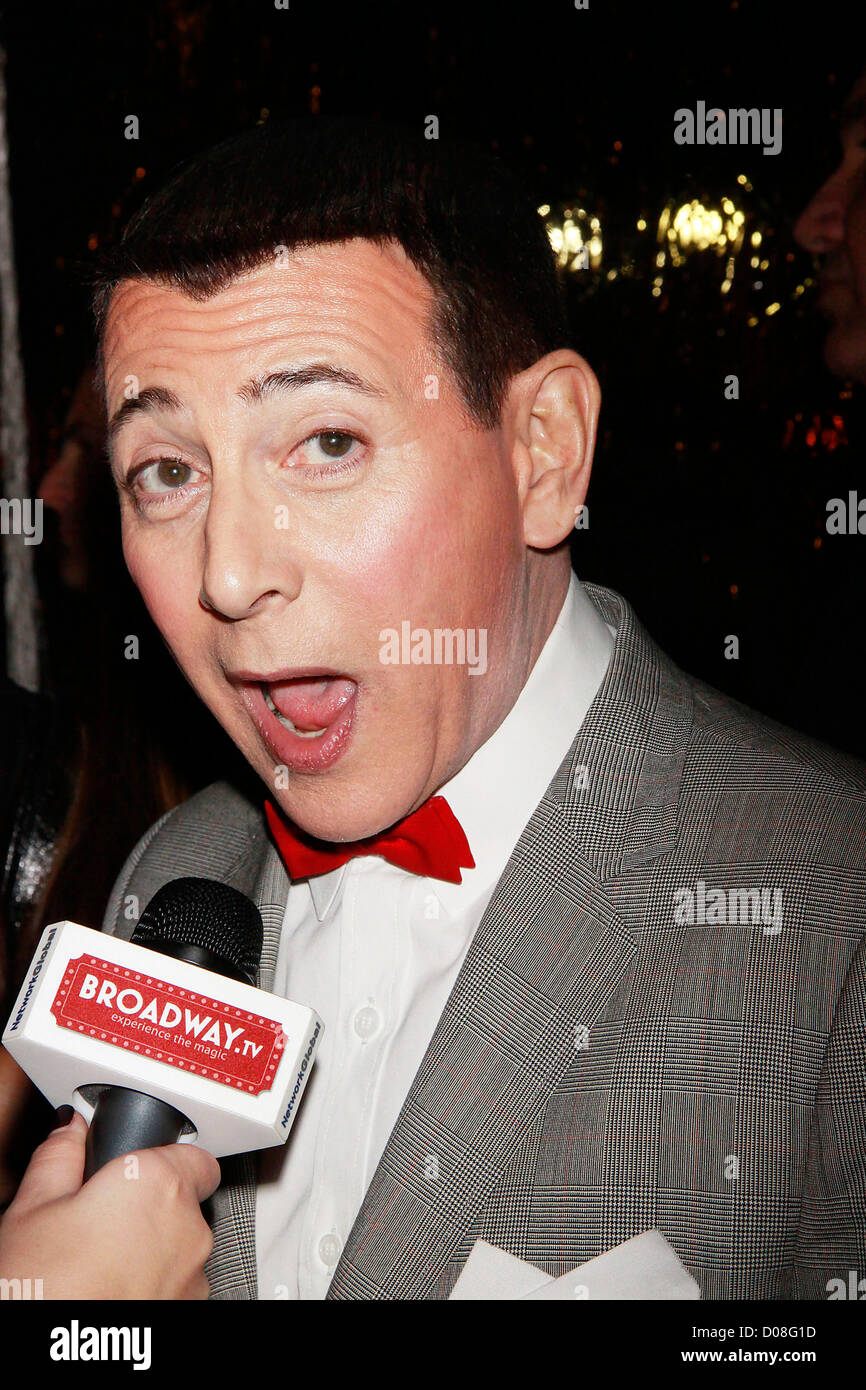 Paul Reubens as Pee-Wee Herman Opening night of the Broadway production ...