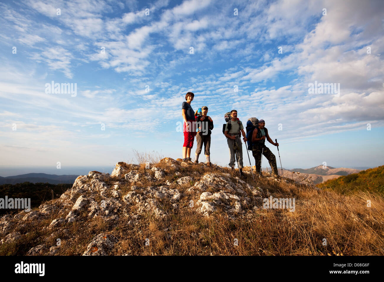 Hike in Crimea Stock Photo - Alamy
