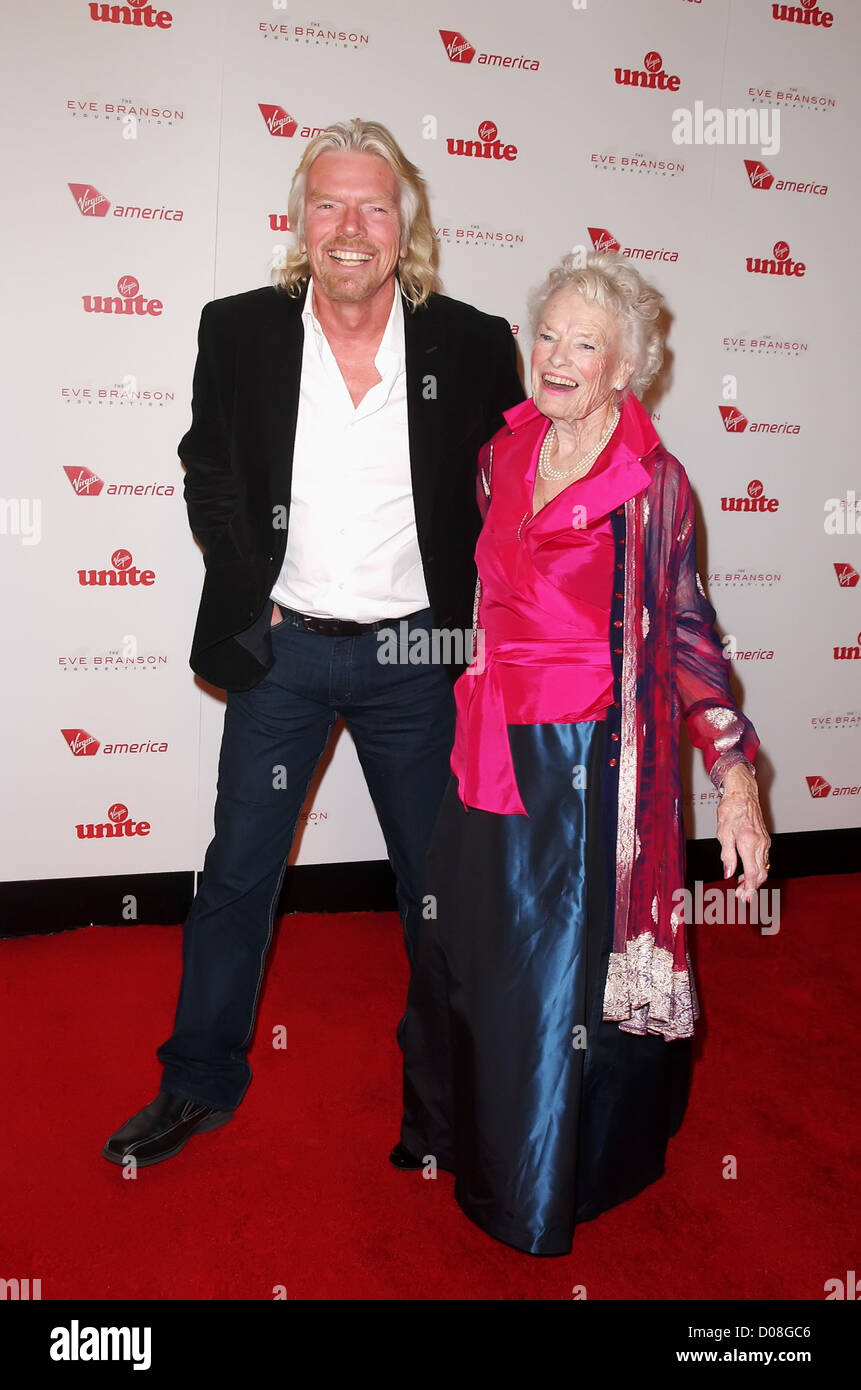 Richard Branson; Eve Branson 4th Annual Rock The Kasbah Gala In Supoprt ...