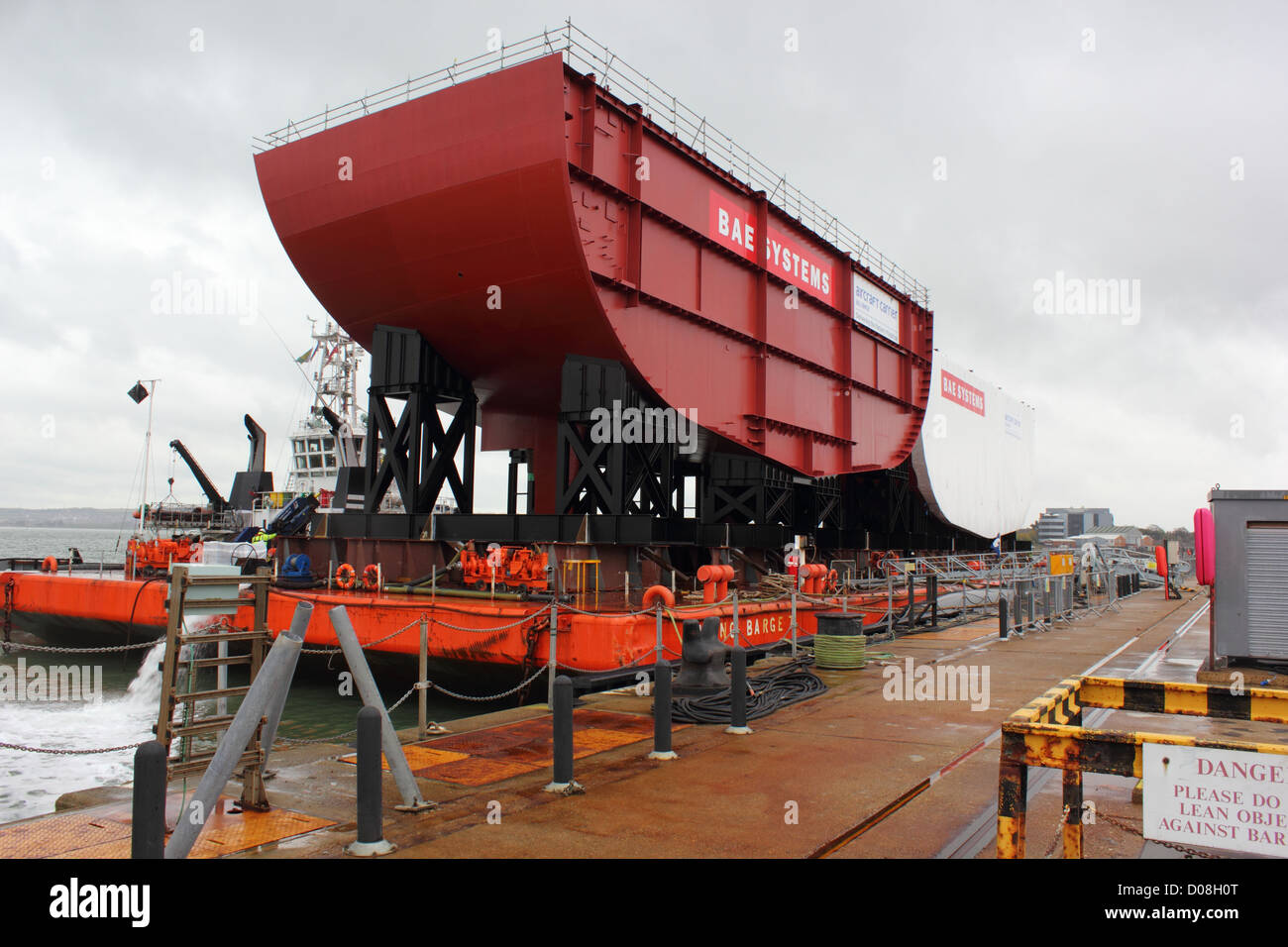 BAE Aircraft Carrier Stock Photo - Alamy
