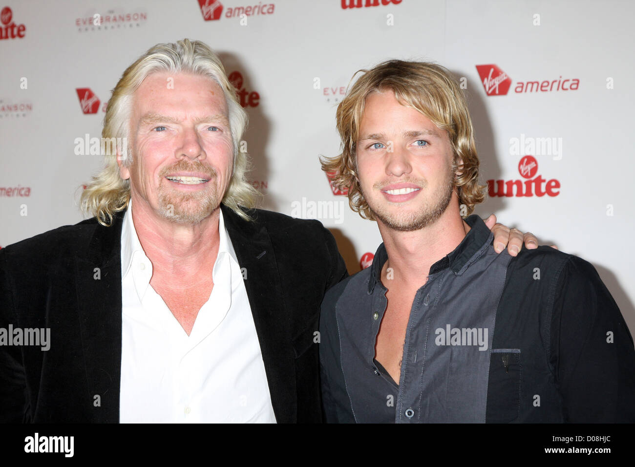 Richard Branson Sam Branson th Annual Rock The Kasbah Gala In Support ...