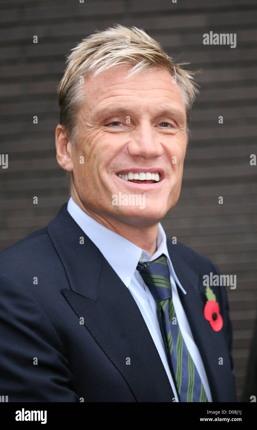 Dolph lundgren outside the itv studios london hi-res stock photography ...