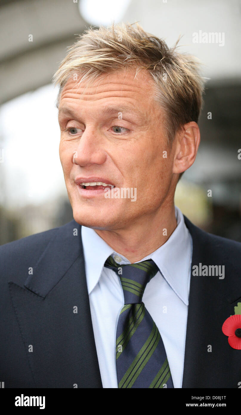 Dolph lundgren outside the itv studios london hi-res stock photography ...