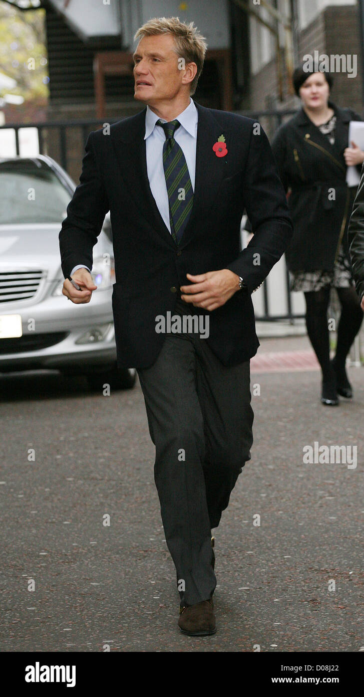 Dolph Lundgren Outside The Itv Studios London High Resolution Stock ...