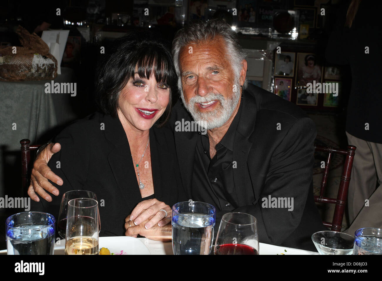 Jonathan Goldsmith Wife Barbara Goldsmith High Resolution Stock ...