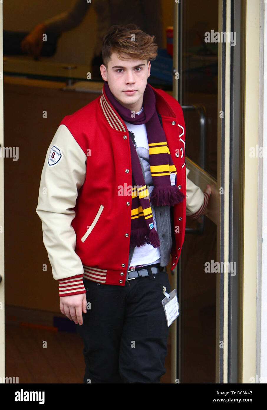 Aiden Grimshaw arrives at 'The X Factor' rehearsal studios London ...