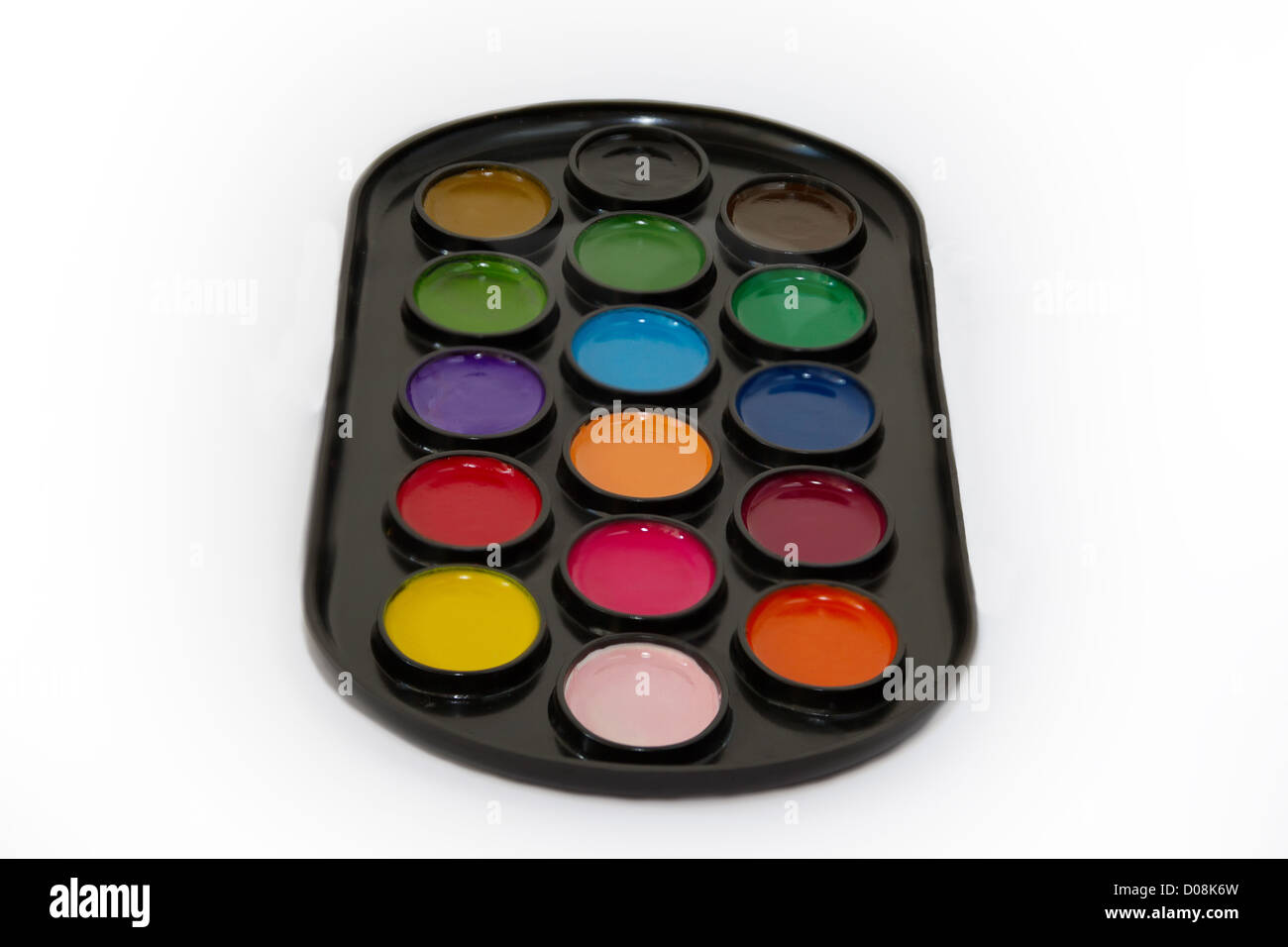 Water color colors from sixteen colors Stock Photo - Alamy