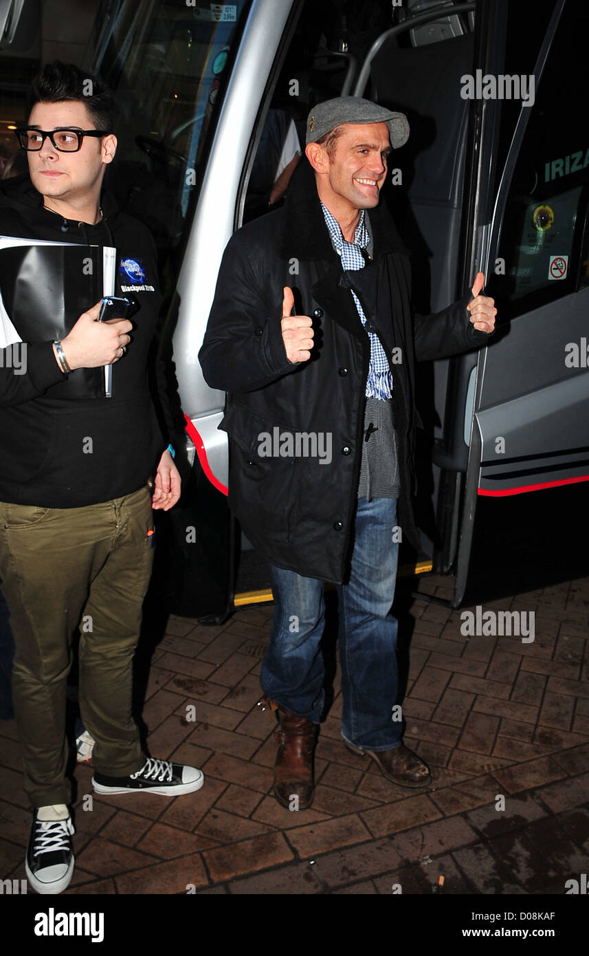 Scott Maslen 'Strictly Come Dancing' stars arrive at Blackpool Tower ...