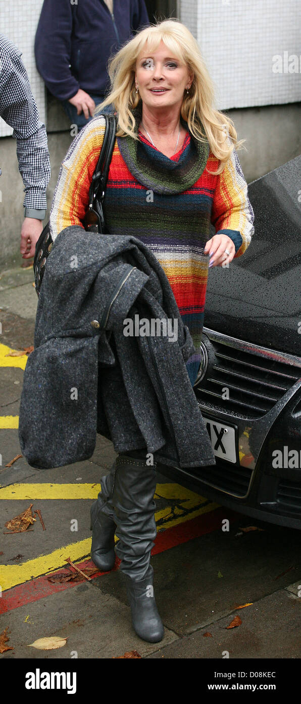Beverley Callard outside the ITV studios London, England - 12.11.10 ...