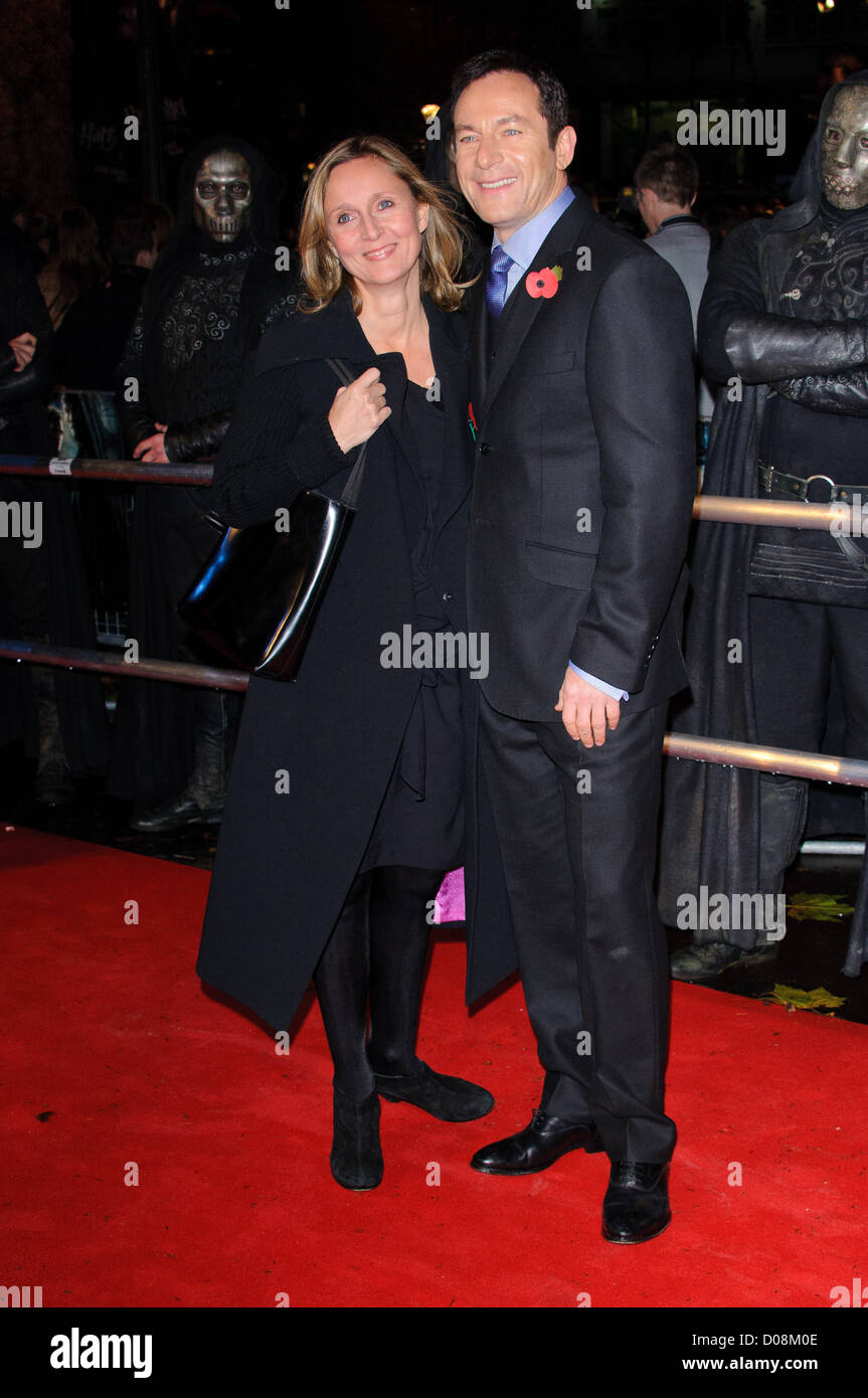 Jason isaacs and Emma Hewitt World Premiere of 'Harry Potter and the ...