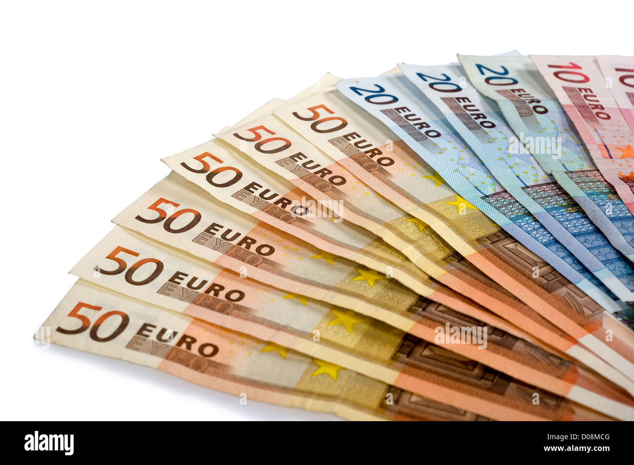 Different currency of paper euro money Stock Photo - Alamy