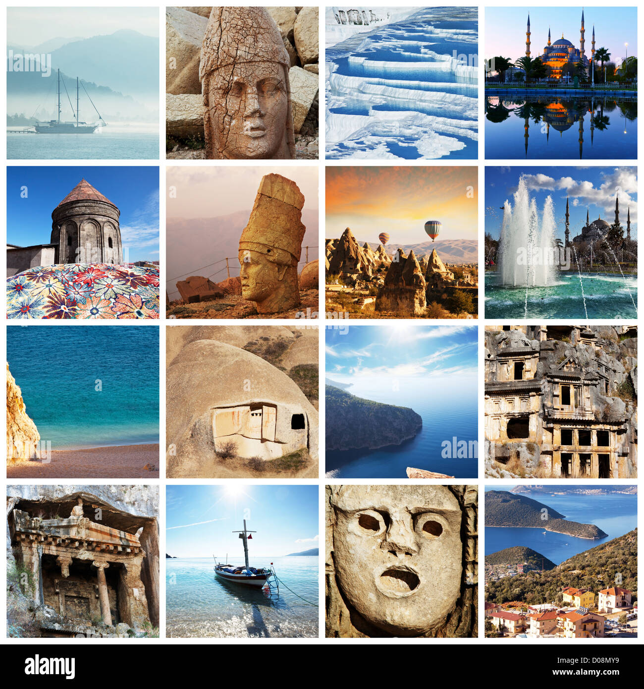 Turkey country collage Stock Photo - Alamy
