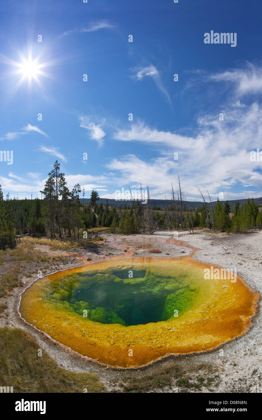 Morning glory pool hi-res stock photography and images - Alamy