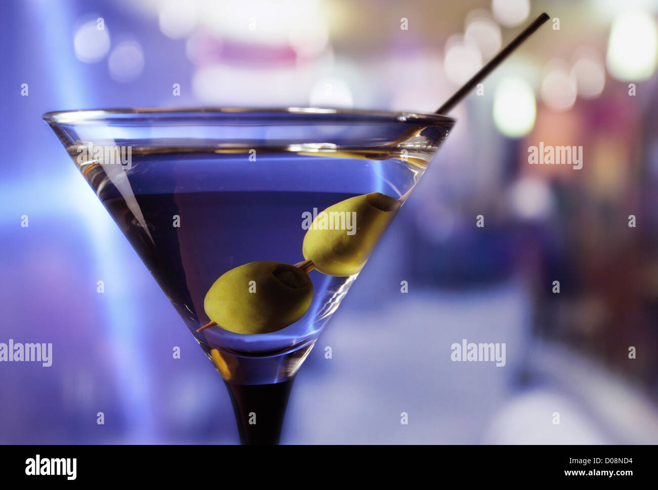 Martini glass olive bar hi-res stock photography and images - Alamy
