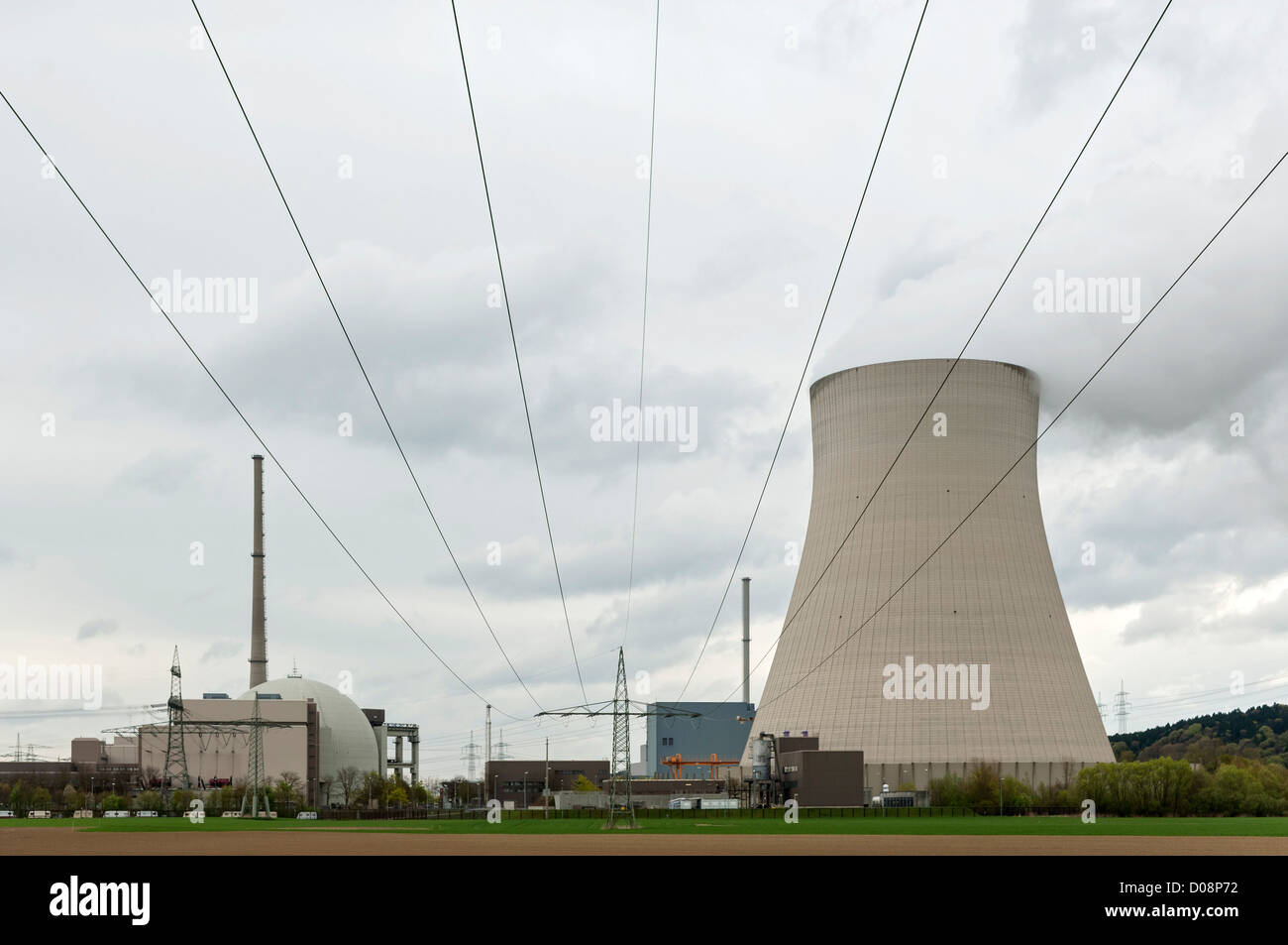 Nuclear Power Plant in Bavaria/Germany Stock Photo - Alamy