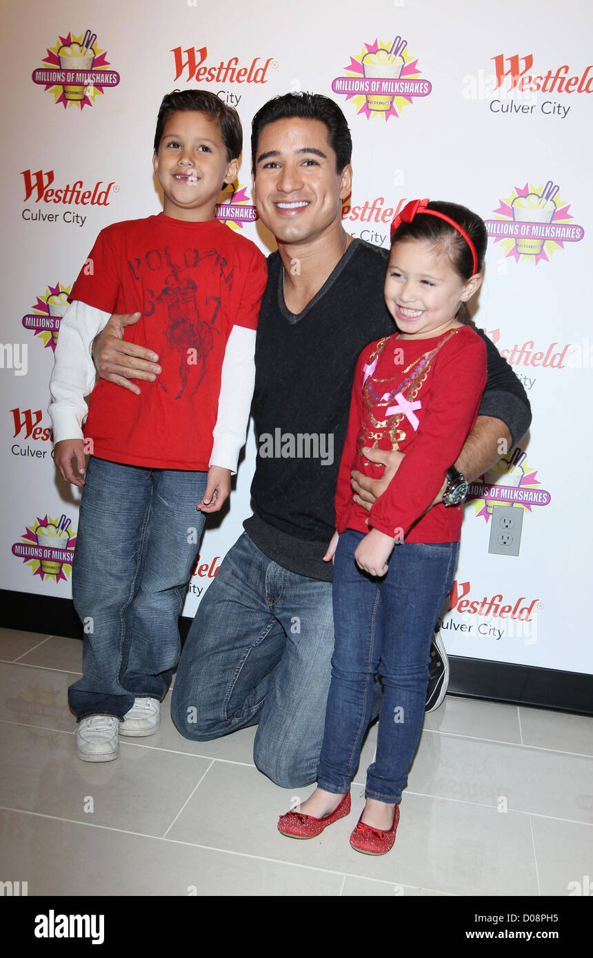 Mario Lopez and his family visit Millions of Milkshakes, he concocts a ...