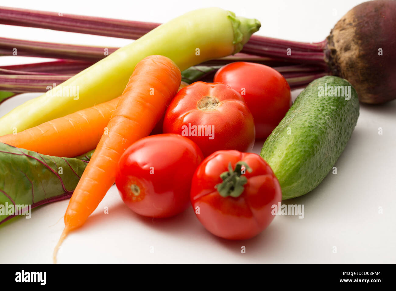 Set of fresh vegetables Stock Photo - Alamy