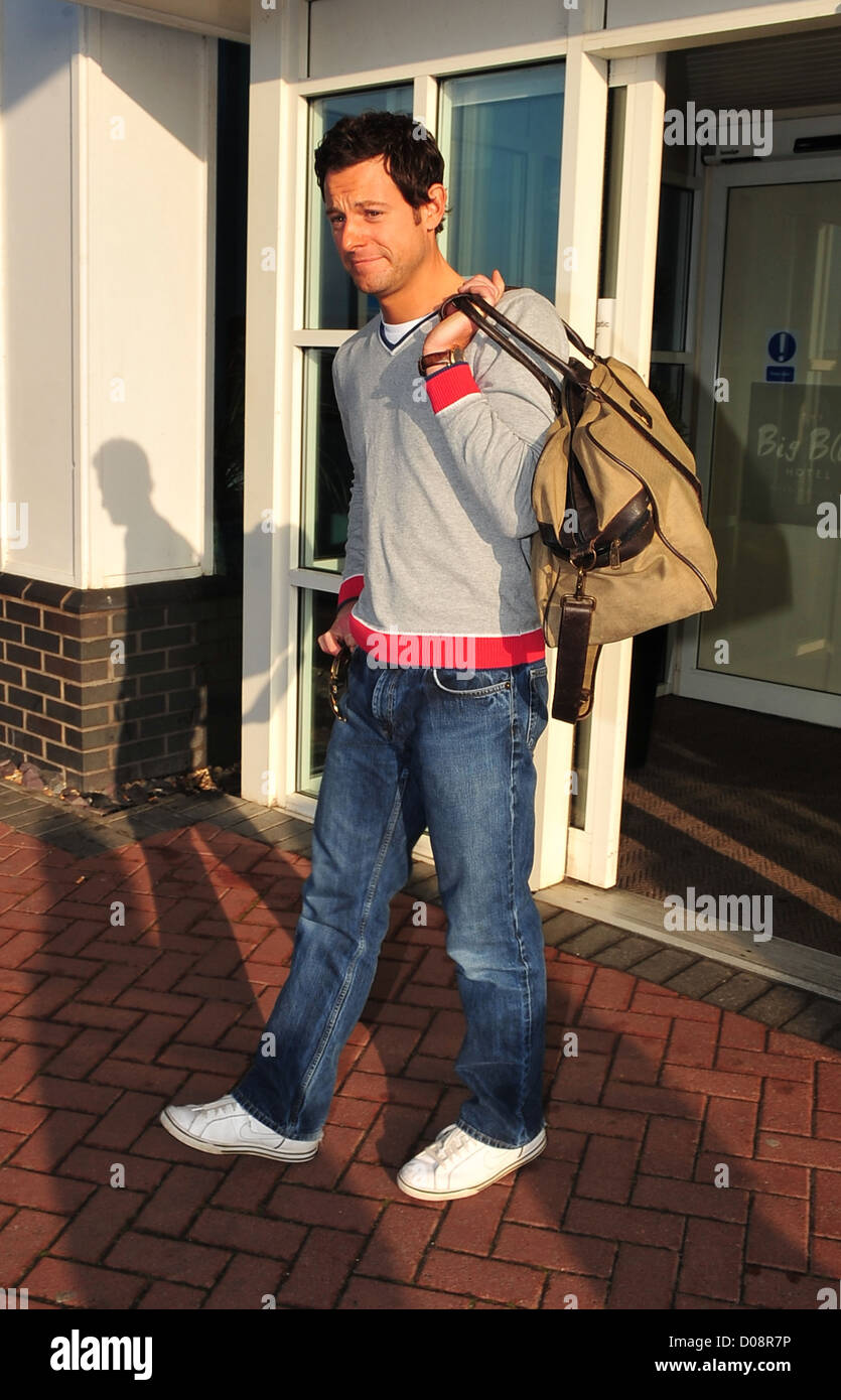 Matt Baker leaving his hotel after confirming he is taking over from ...