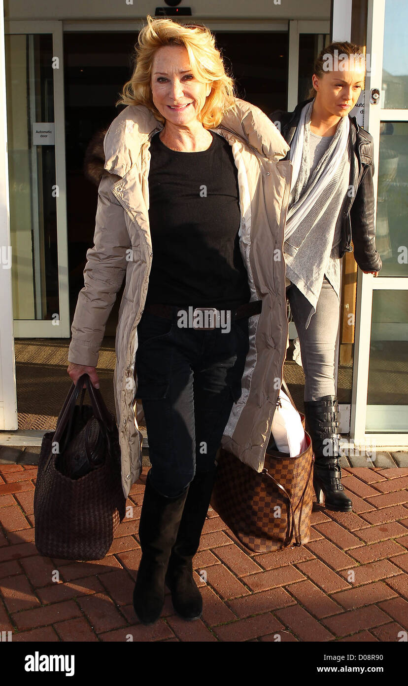 Felicity Kendal Strictly Come Dancing Stars Leave Their Hotel Blackpool England 201110
